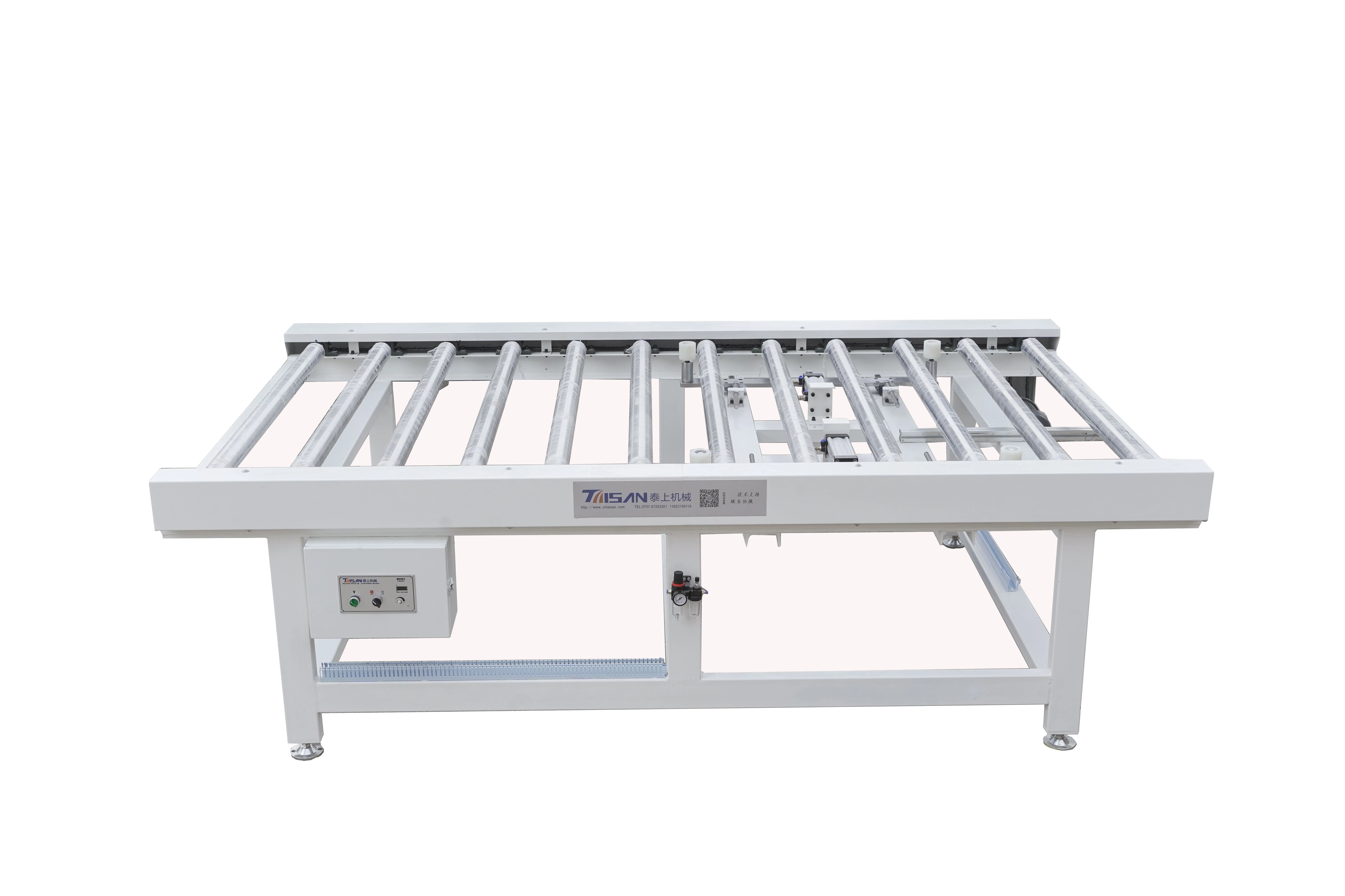 Customized Automatic Centering Roller Conveyor for Woodworking ...