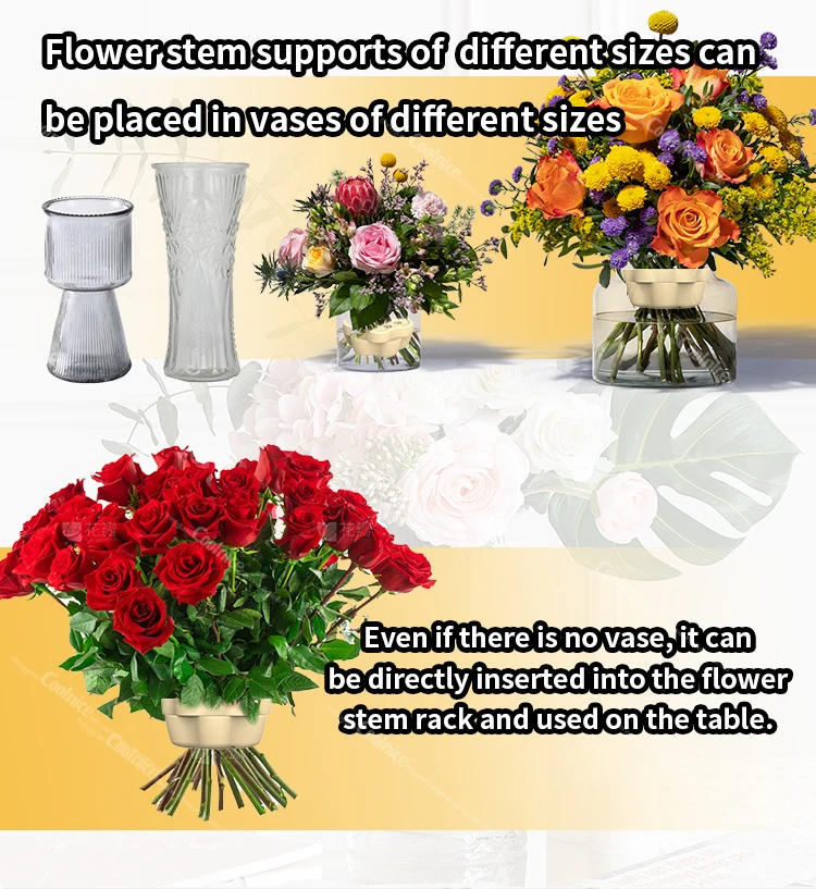 2024 New Arrival Tik Tok Spiral Flower Stem Vase Ikebana DIY Bouquet ...