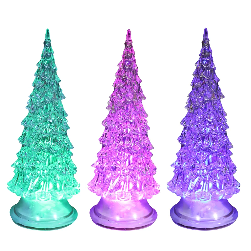 Color Changing LED Lighted Christmas Trees Home Decor Holiday Lamp ...