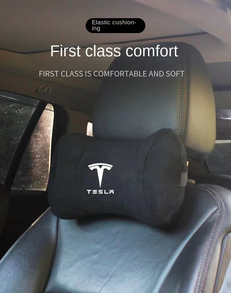 High Quality Headrest Waist Pillow For Tesla Model 3 Y Car Seat ...
