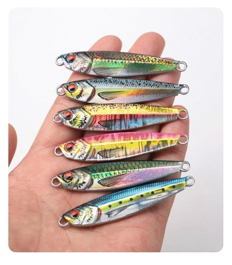 Japan Quality 3d Printed 20g/30g/40g/60g Shore Casting Fishing Metal ...