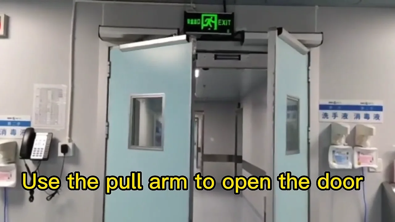 Interlock Automatic Door Operators Hospital Operating Room Laboratory ...