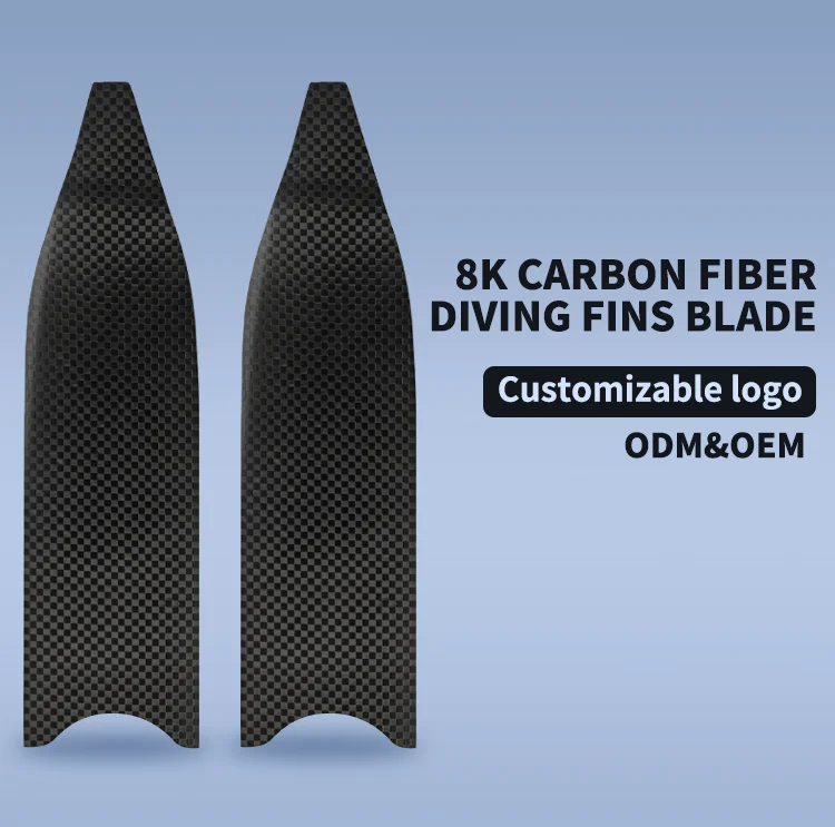HOFI 8K Plain Carbon Fiber Diving Fins Freediving Professional Diving ...