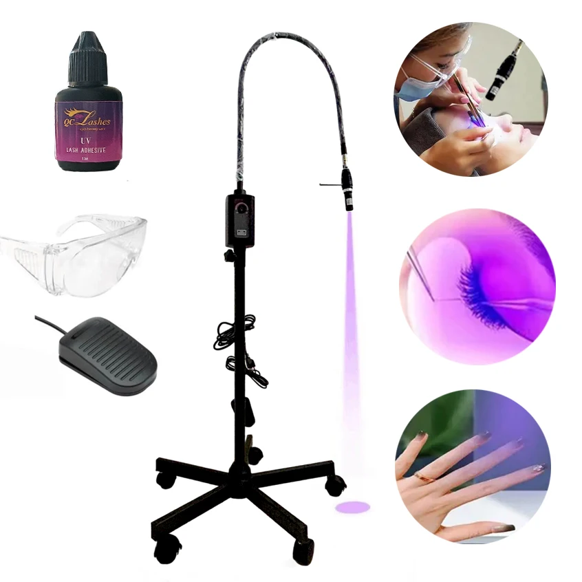Custom Uv Led Lash Lamp Kits For Lash Extensions Uv Glue Curing Led ...