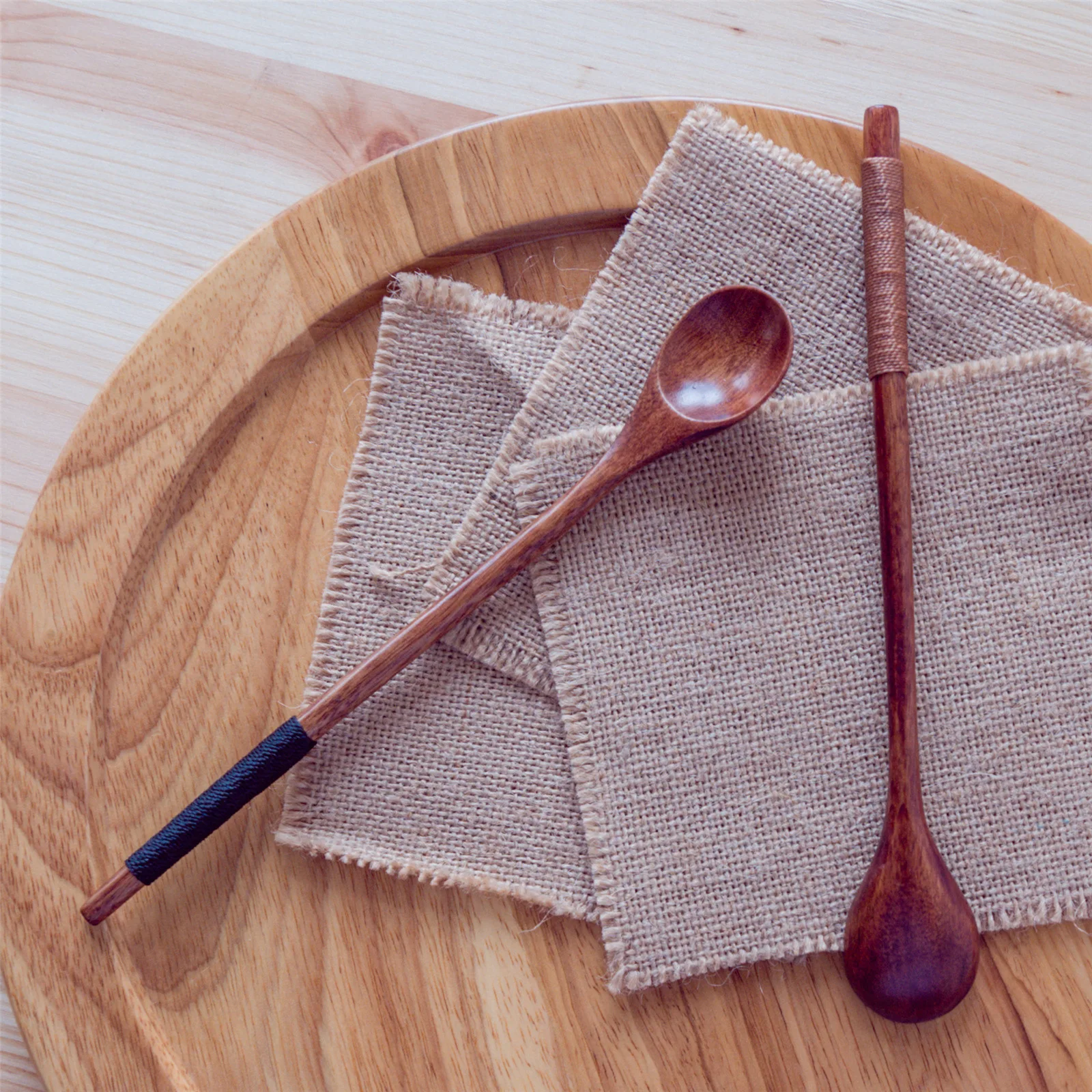Long Handled Stirring Small Wooden Spoon,Coffee Stirring Spoon,Spoon ...