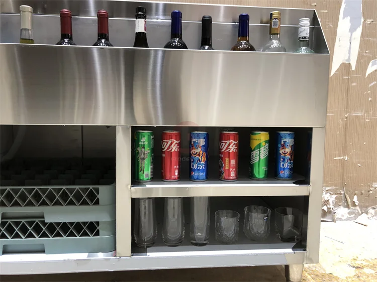 Stainless Steel Outdoor Movable Bar Counter Cocktail Station the ...