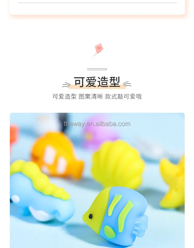 Funny Erasers Cute Ocean Sea Pencil Erasers Mini Puzzle Rubber Erasers ...