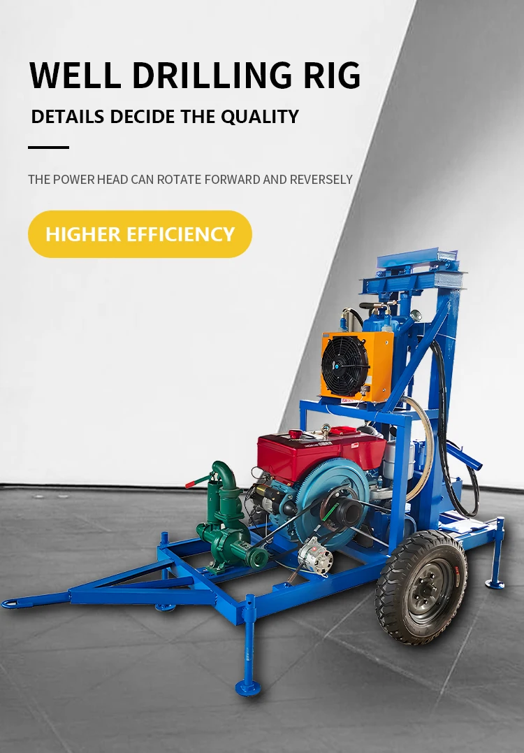 Water Well Drilling Rig Machine - Easy to Operate & Durable