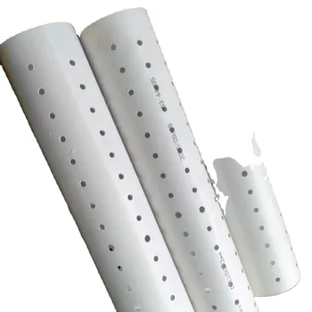 Perforated Pvc 100mm Pipe 4 Inch Sewer Pipe Pvc Perforated Drainage ...