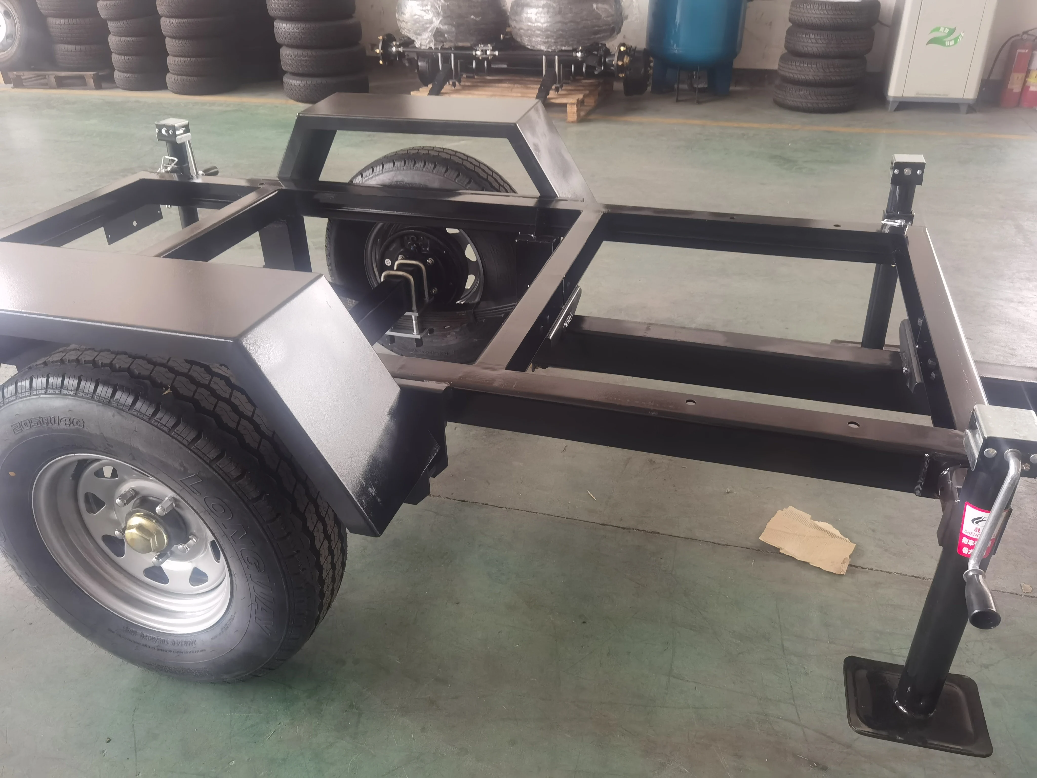 Customizable Aluminum Trailer Frame Chassis 2 Wheels