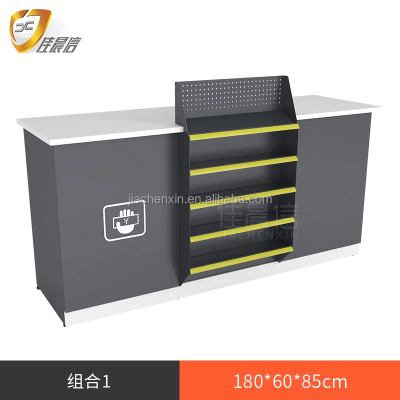Customized Supermarket Checkout Counter - Steel & Convenient