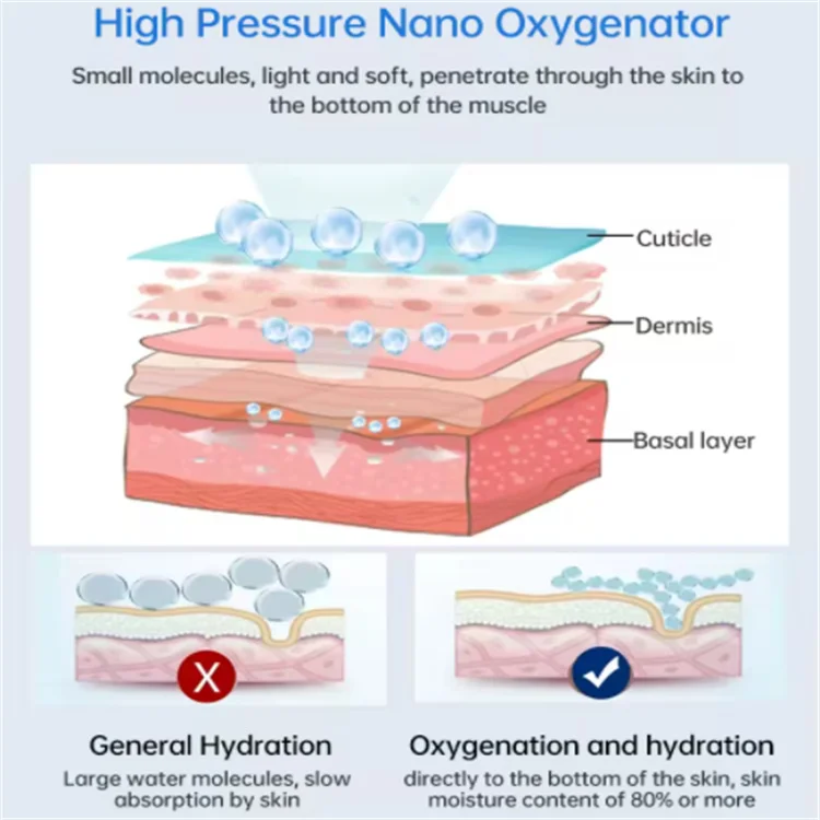 New High Pressure Essence Penetration Oxygen Injection Nano Spray Gun ...