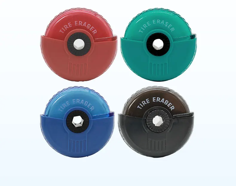 2024 New Tire Roller Eraser Color Wheel Eraser Factory Customized ...