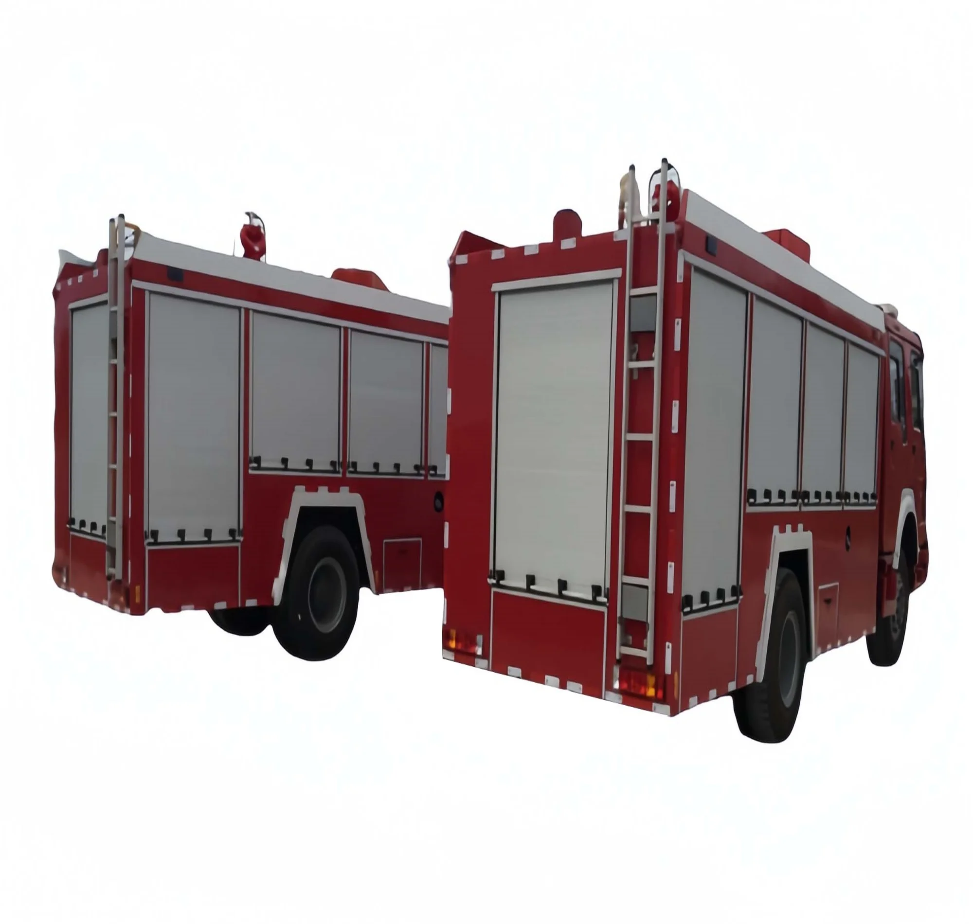Sinotruk Howo 4x4 Offroad Water Foam Tank Fire Rescue Truck With 6500 ...
