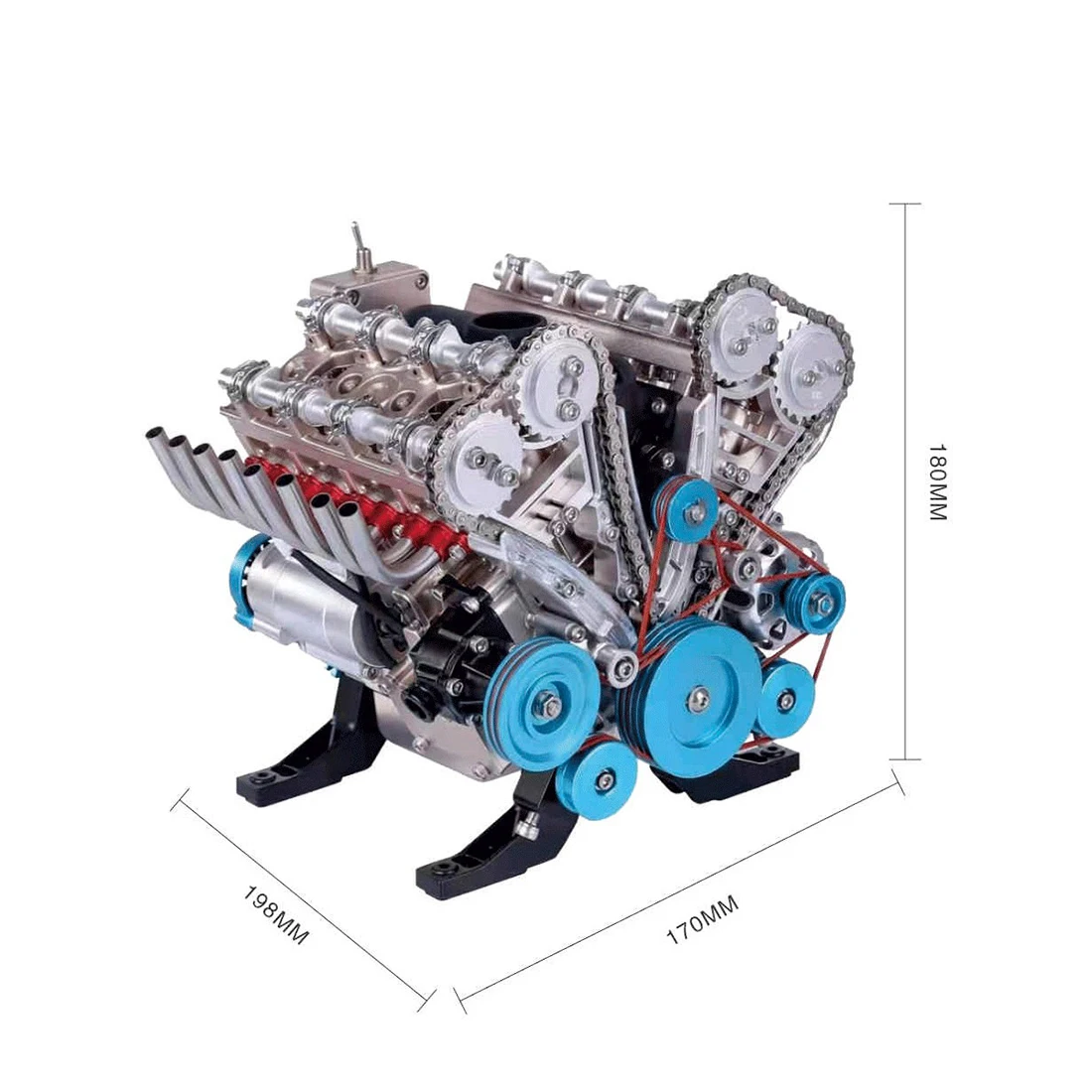 Engine Assembly DIY Toy - V8 Model Kit for Science Enthusiasts