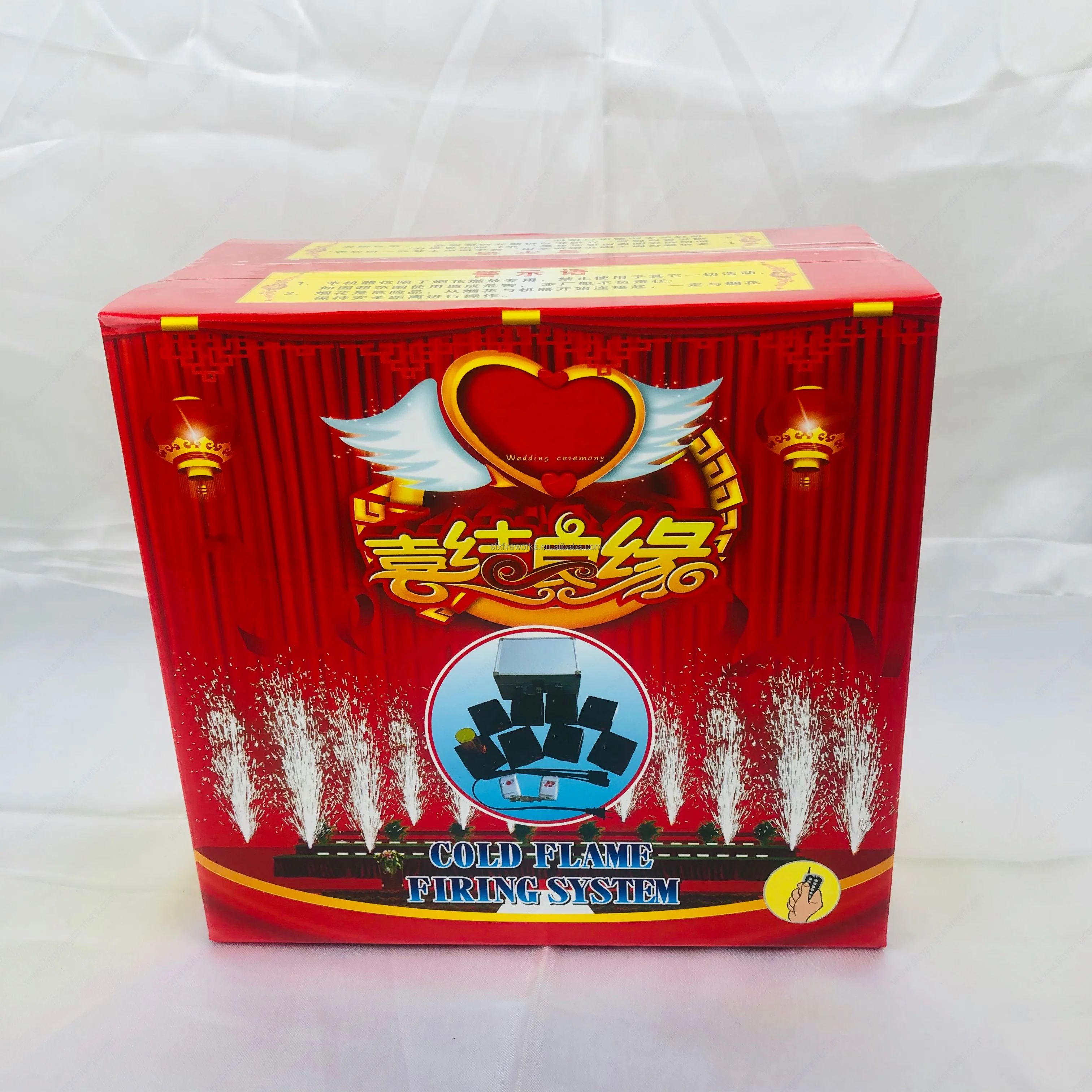 8 Cues Wedding Cold Pyro Fireworks Machine - Kesheng Firing System