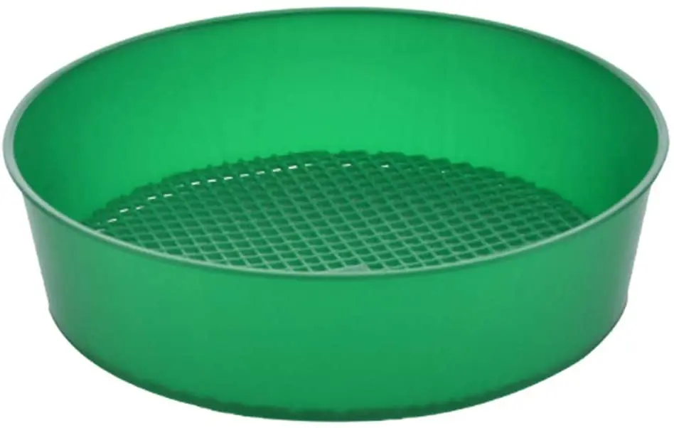 Green Plastic Garden Sieve Riddle Sifter For Compost Gravel Soil Stone ...
