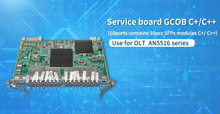Original Gcob Gpon Board 16 Ports With 16pcs Ports C++ Sfp Modules Use ...