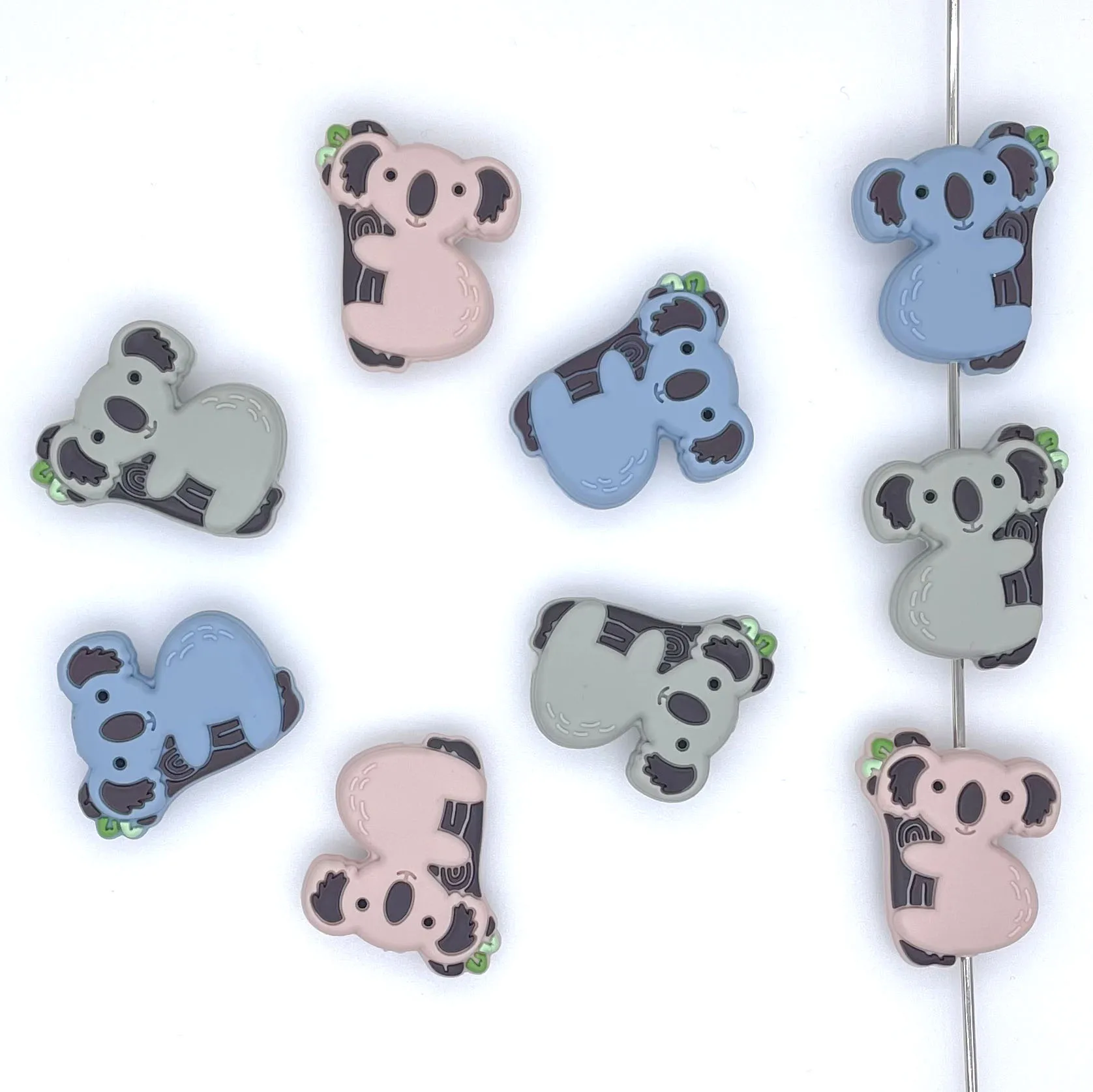 Silicone Koala Focal Beads Silicone Animal Shape Beads For Diy Beading ...