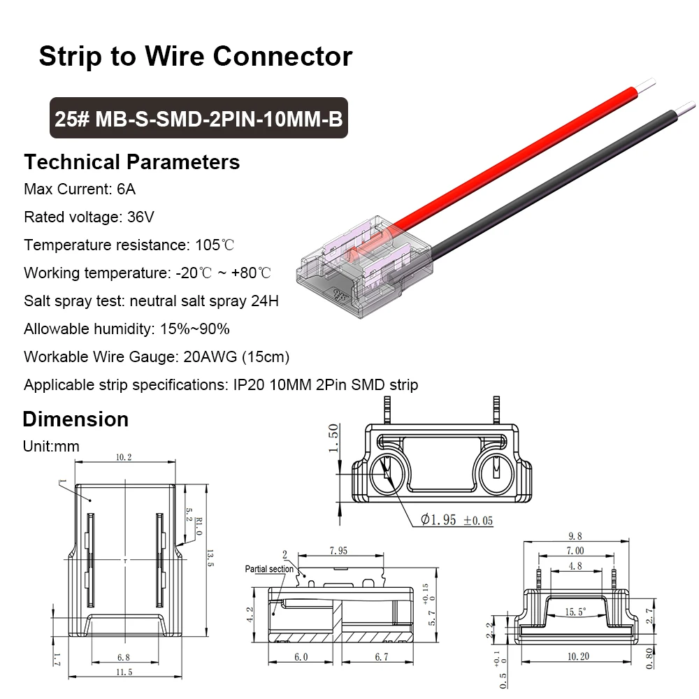 5050 L-Shaped LED Strip Accessories 10mm 5Pin RGBW Connector ...