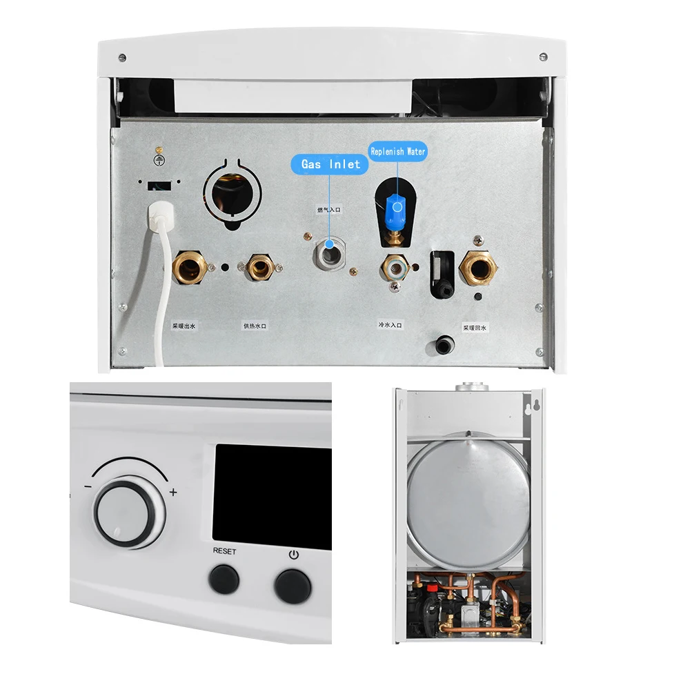 Energy Saving Gas Boiler System Hot Water Wall Mounted Gas Combi Boiler ...