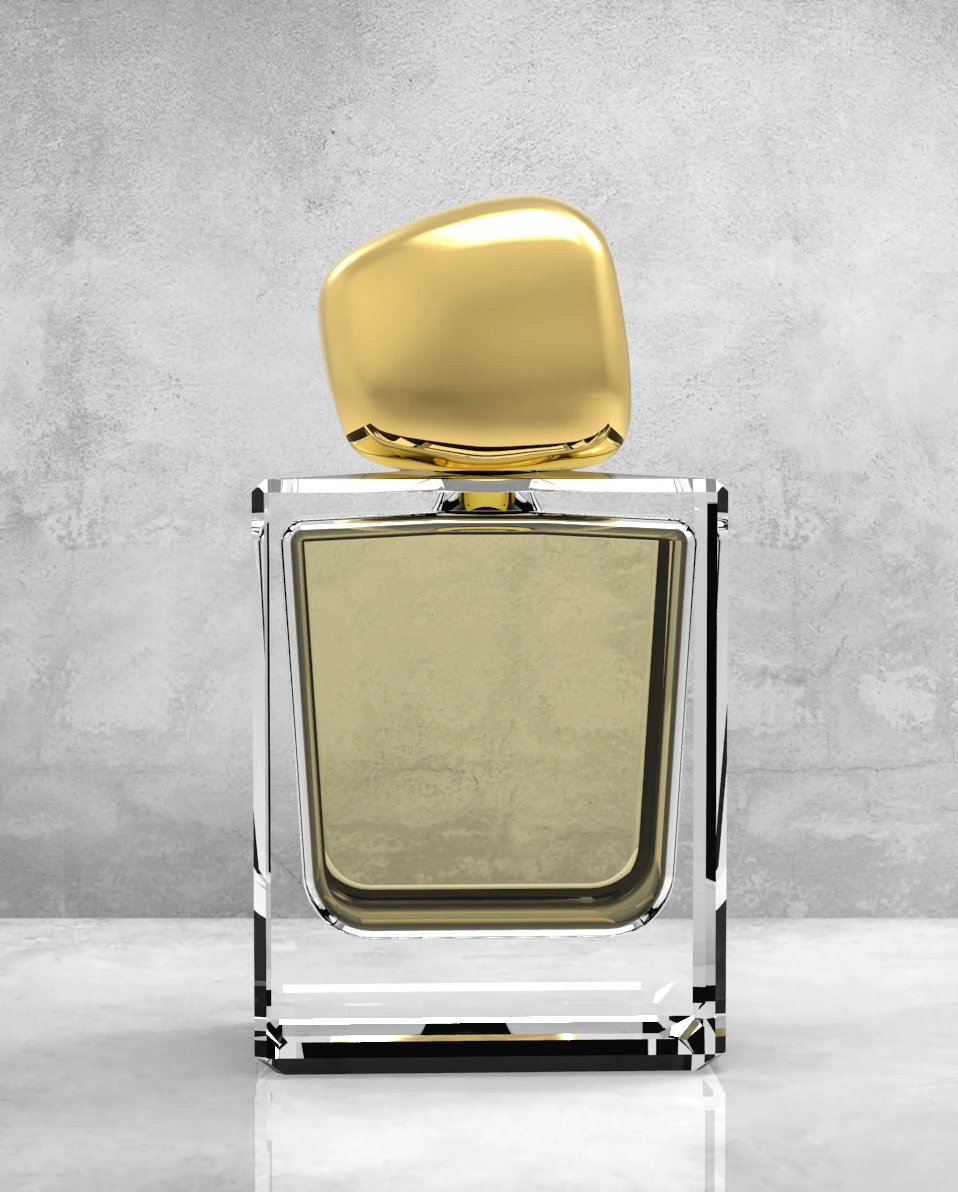 Custom Luxury Perfume Cap - Irregular Shape in Zinc Alloy