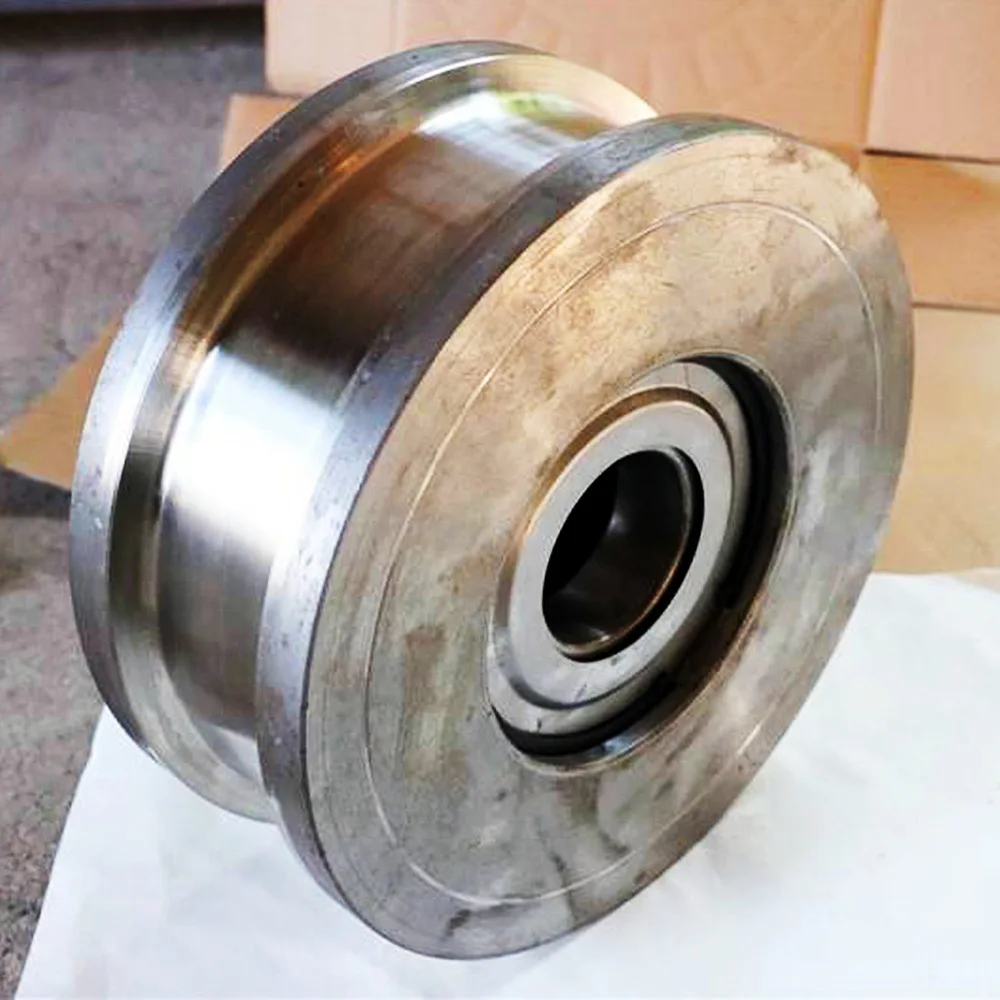 Rail Mounted Gantry Crane Container Overhead Gantry Crane Wheels Forged ...