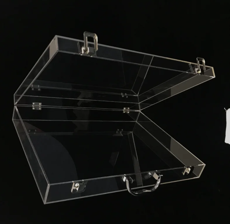Customized Clear Acrylic Lucite Suitcase/ Briefcase