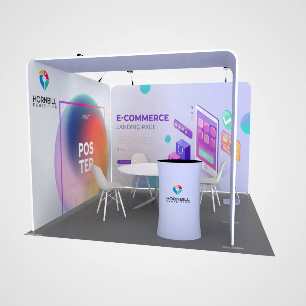 Reusable and Portable exhibition booth stands Custom design trade show ...