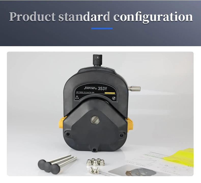 JIHPUMP YZ35 Easy Load 12L/min Peristaltic Pump Head for Liquid Filling Machine, OEM