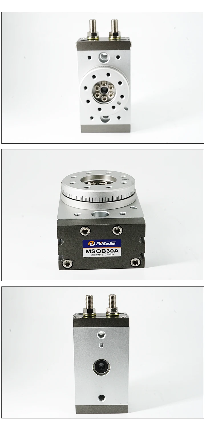 Msqa Rotary Actuators Pneumatic Swing Cylinder Msqb10a Msqb20a Msqb30a ...