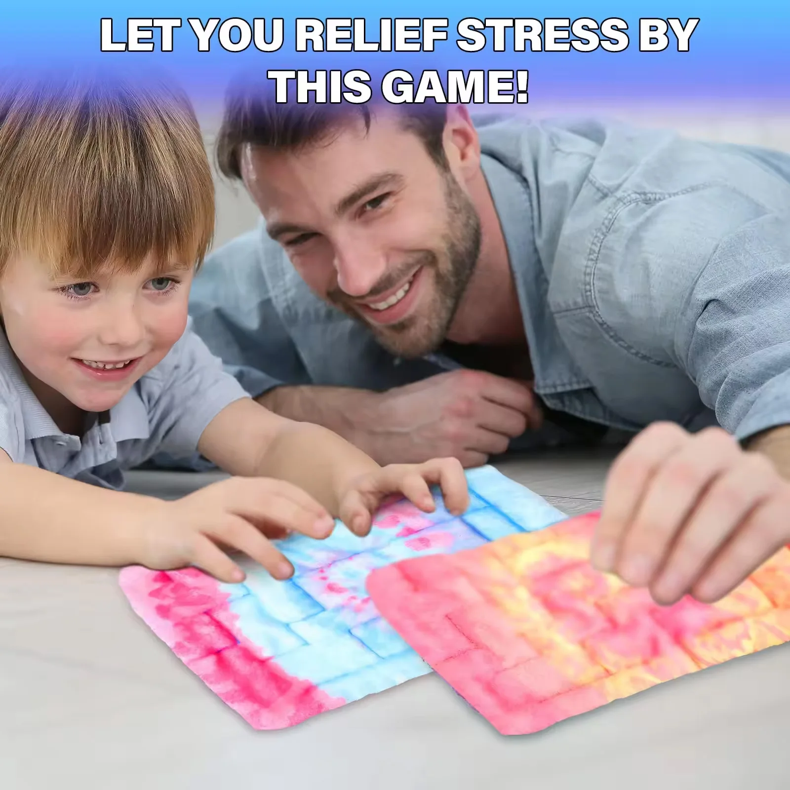 Gl Fidget Marble Maze Mat Bulk Soft Fabric Sensory Stress Relief Toys ...