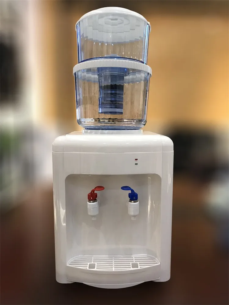 Desktop Electric Compressor Cooling Hot and Cold Water Dispenser ...