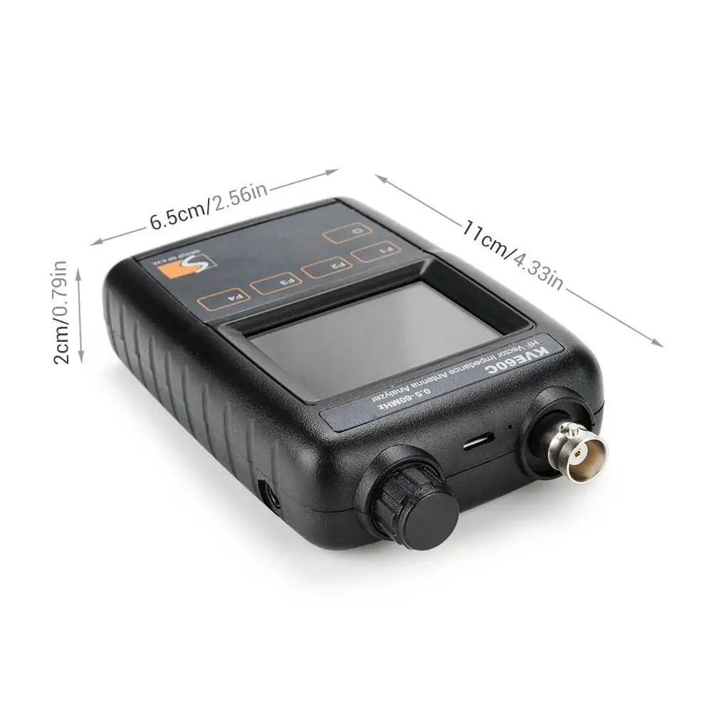 SWR HF Vector Antenna Analyzer Meter KVE60C for Ham Radio - Handheld ...