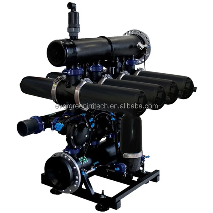 Agricultural Irrigation System with Automatic Self Clean Filter