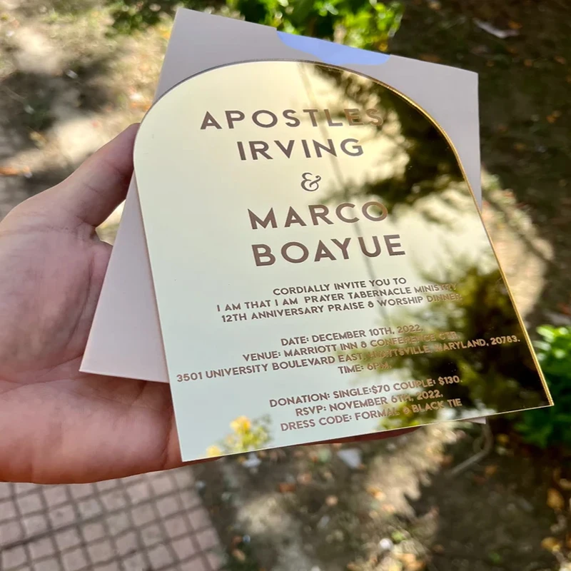 Luxury Royal Blue Velvet Envelope With Clear Acrylic Elegant Wedding ...