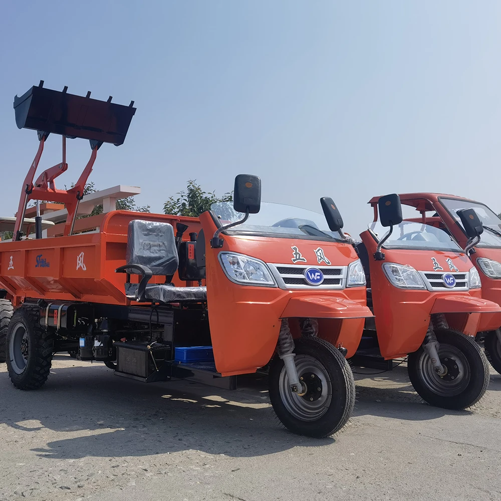 250cc Diesel Open Cabin Motorized Tipper Tricycle Cargo Tricycle For ...