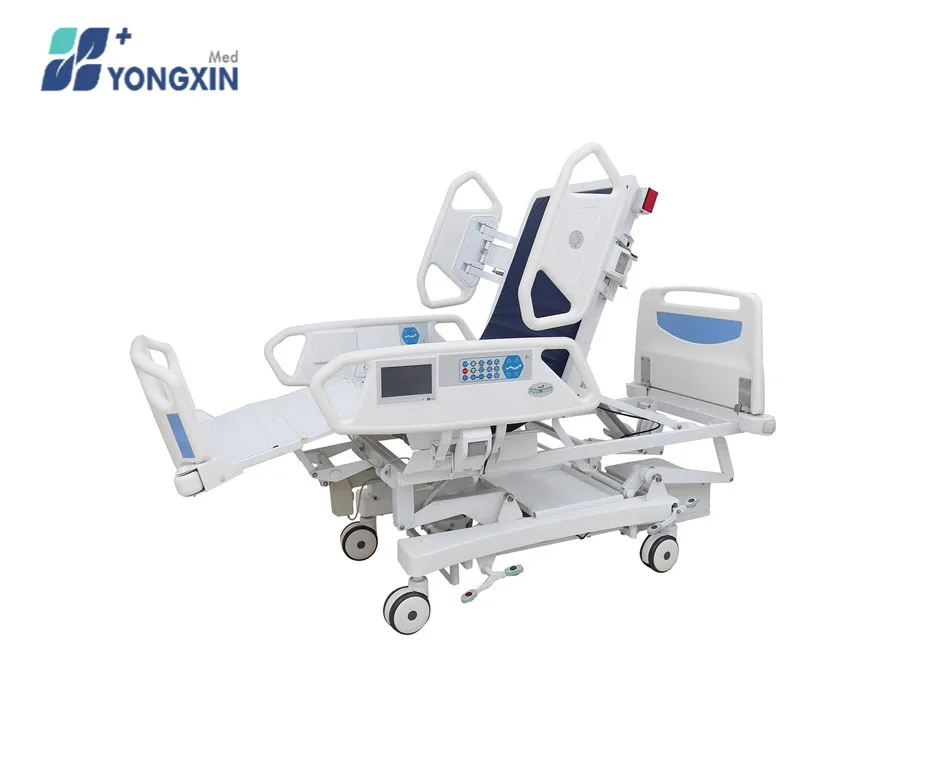 Hospital Equipment Supplies Electric Eight Function Adjustable Icu Bed ...