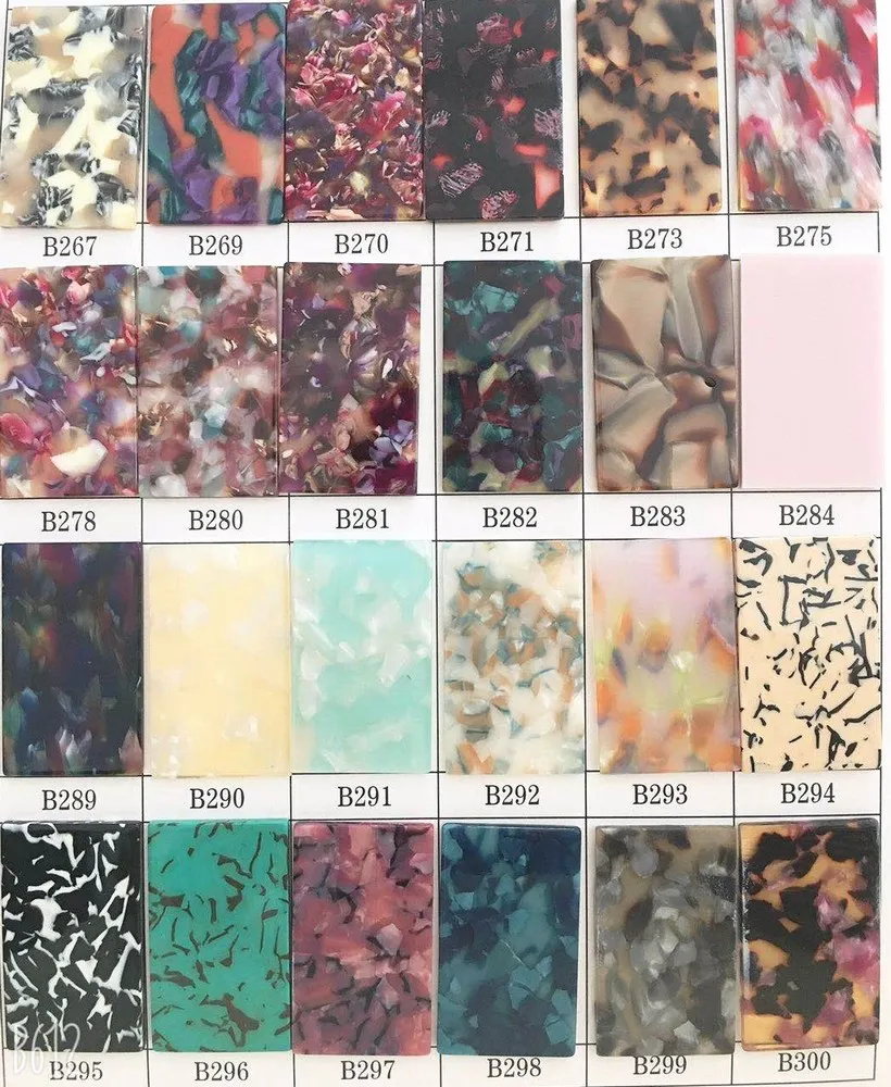HONEY Custom Designs Colors Logo 4mm Thickness Cellulose Acetate Afro ...