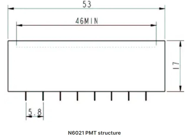 N6021 Microchannel Plate Type Photomultiplier Tube for Gohi Technology