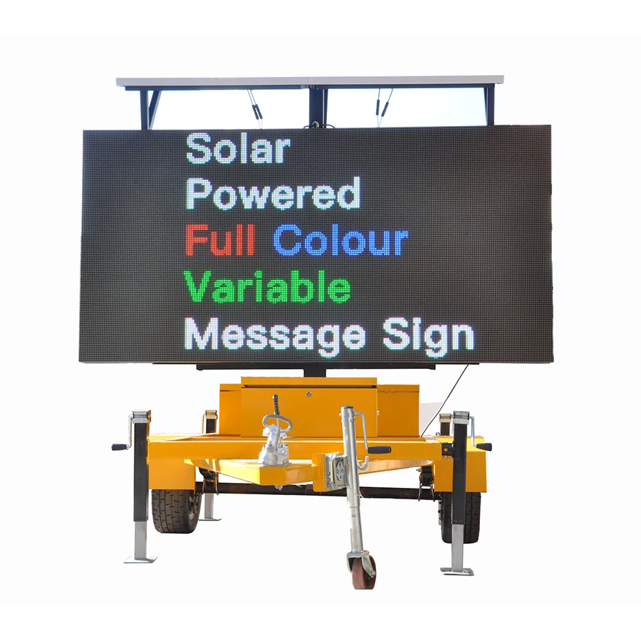 Variable Message Sign (vms) Trailer - Buy Vms Trailer Display led ...