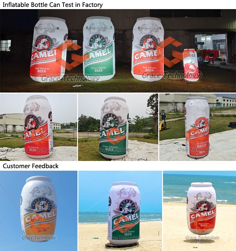 Giant Inflatable Bottle Can Balloon For Promotional Advertising ...