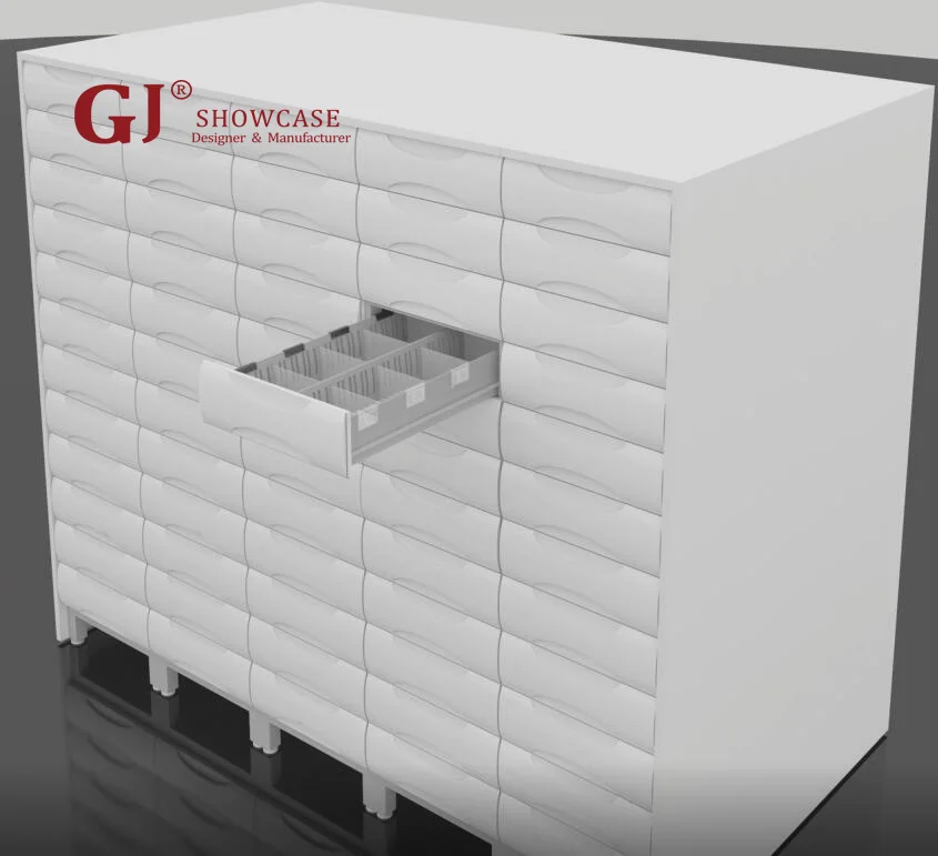 Pharmacy Metal Cabinet Drawer Divider System - Durable & Portable