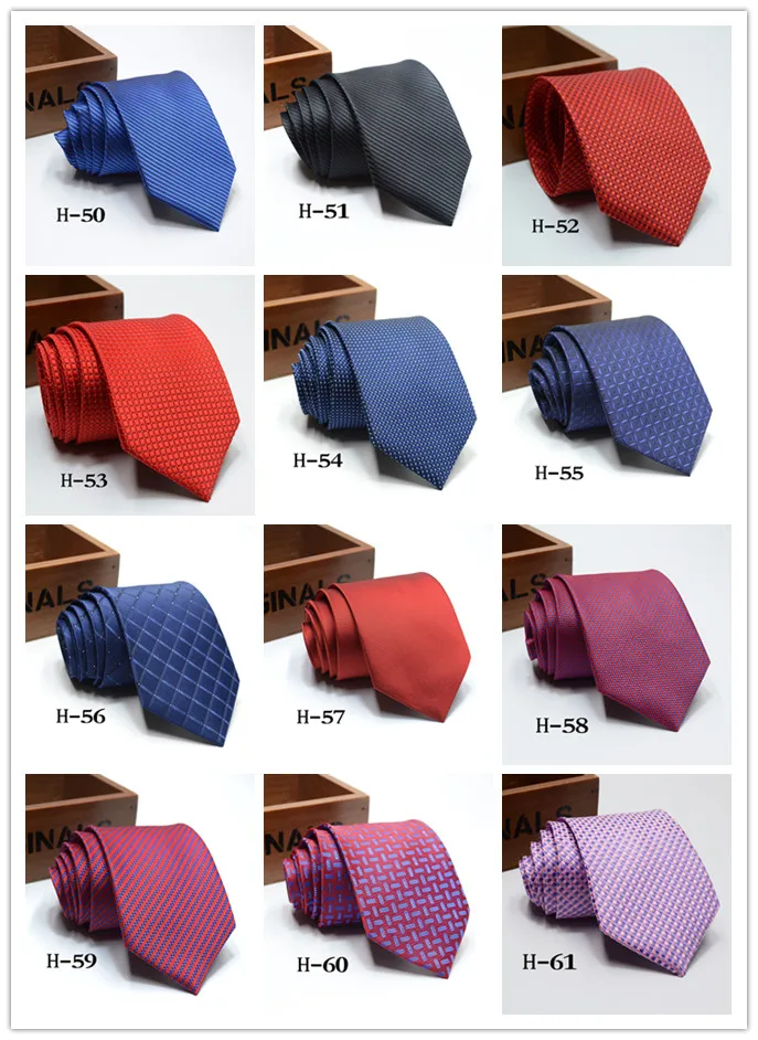PLT02 Men's Business Formal Ties 100 Different Colors and Patterns ...