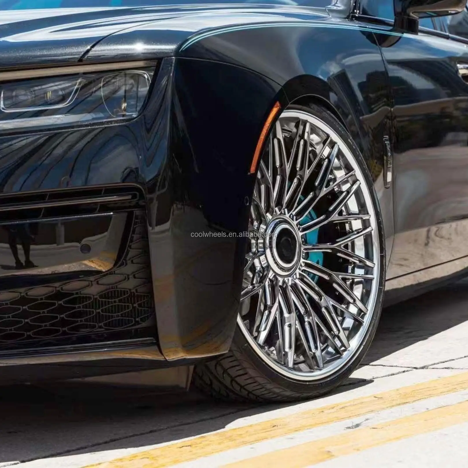 Bku 5x112 Wheels 20 Inch 19 21 22 24 Inch Rims Polished Alloy Forged ...