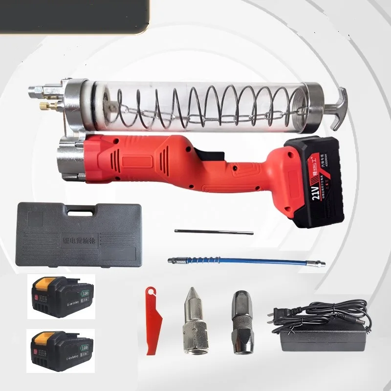 Battery Grease Gun Electric Adhesive Gun High Power Portable Butter ...