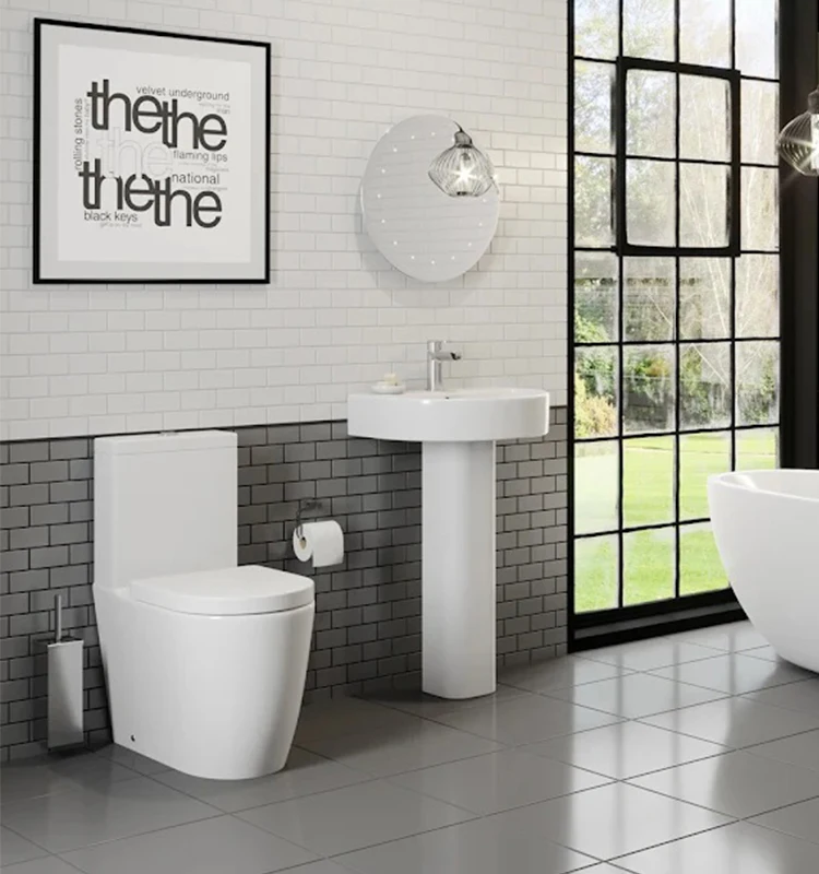Custom Toilets - Premium Two Piece European WC Set for Hotels