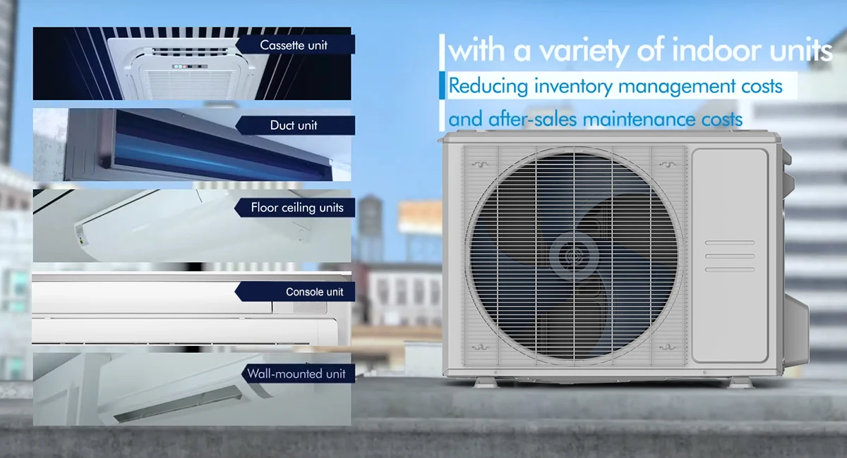 Single Zone Air Cooler Multi Split Inverter Widely Applicative Heating ...