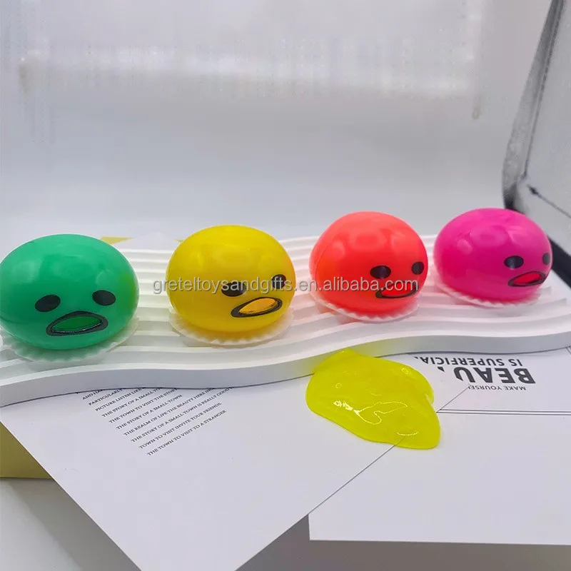 Gretel Toy Funny Vomiting Egg Slime Balls Toys Novelty Stress Relief ...
