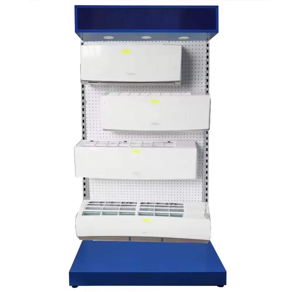 Retail Store Pegboard Solar Air Conditioner Display Rack Metal Home ...